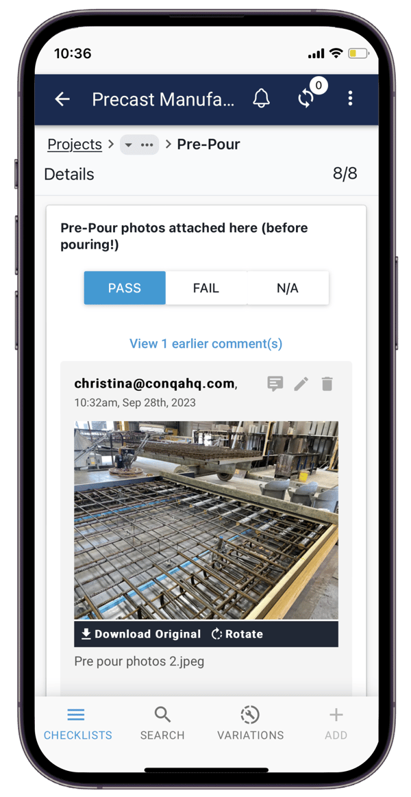 Download CONQA mobile app